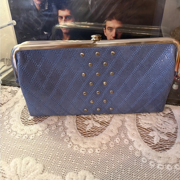HOBO | Bags | Hobo Brand Elegant Blue Clutch Wallet | Poshmark